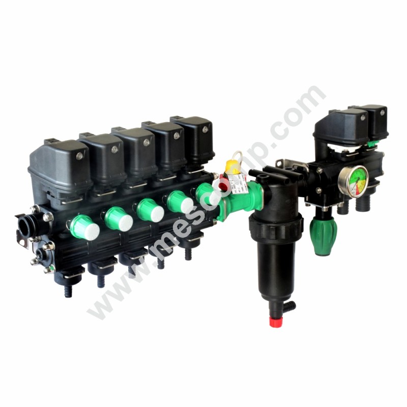 Electric sprayer control unit with Polmac flowmeter – Tecomec